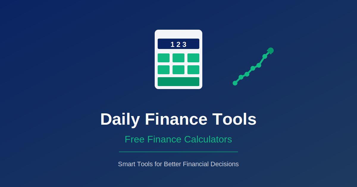 Daily Financial Tools - Free Financial Calculators